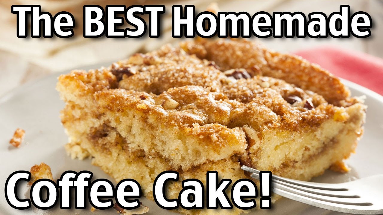 The BEST Homemade Coffee Cake! - YouTube