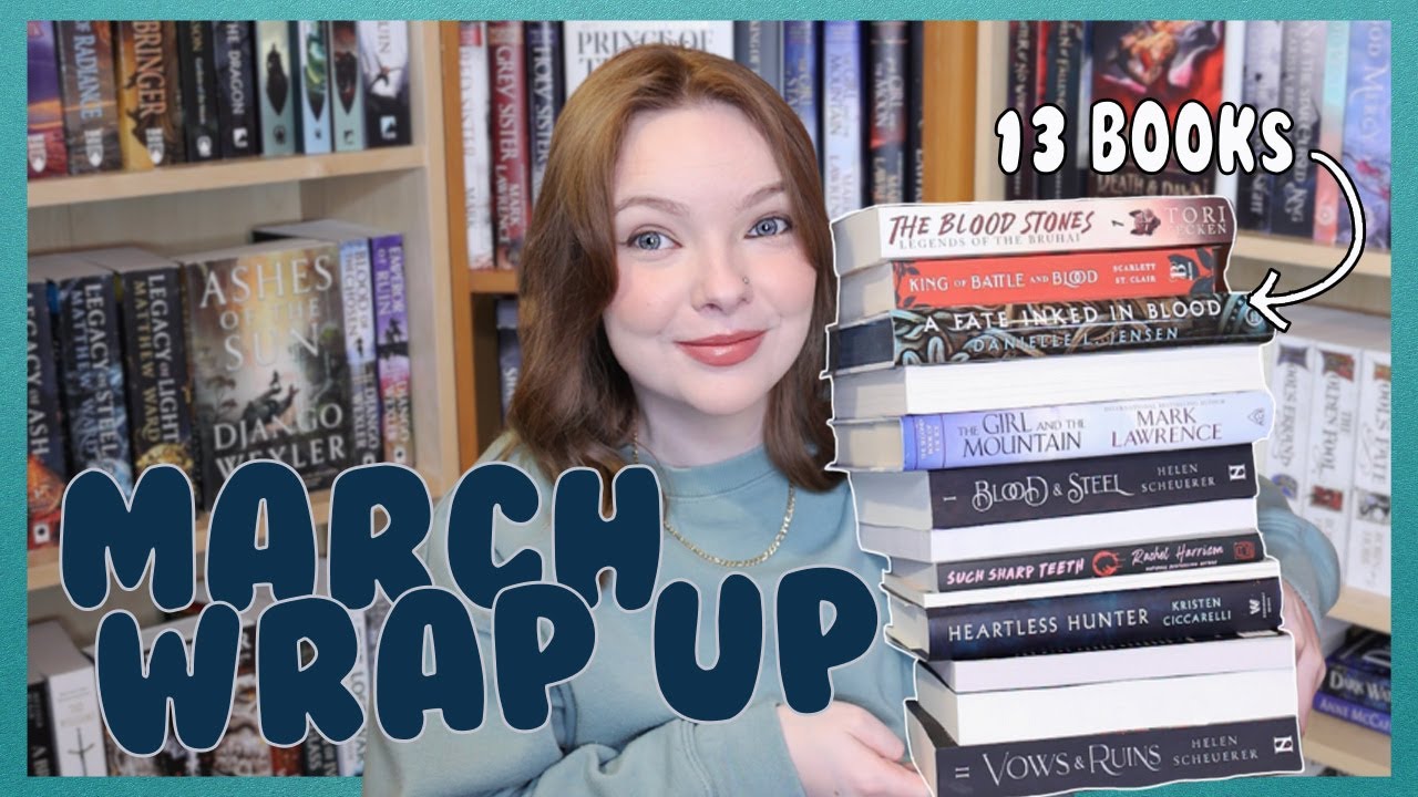 I read 13 books in march for realmathon 🏰 did I read my worst book of ...