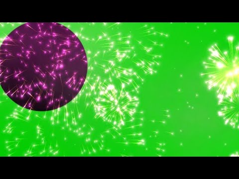 PURPLE FIREWORKS Green Screen effect - YouTube