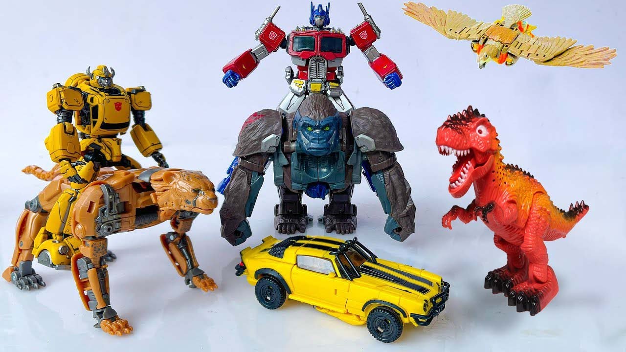 Transformers Rescue Bots Toy: RISE OF THE BEASTS | BumbleBee, Train JCB ...