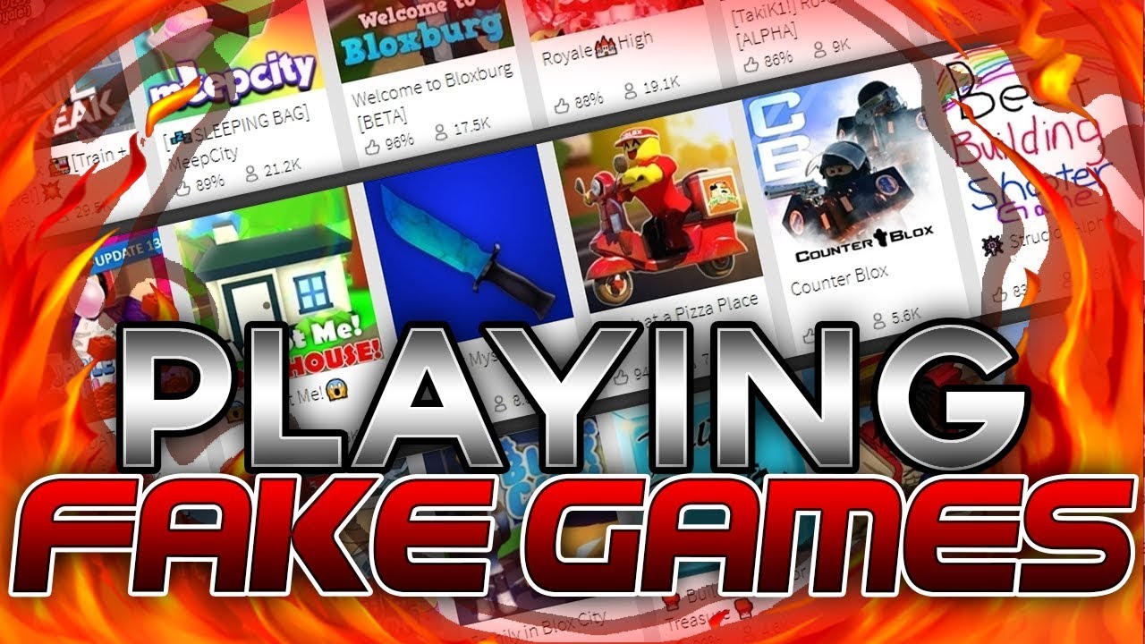PLAYING FAKE PHANTOM FORCES!! | Playing FAKE Games | Roblox - YouTube