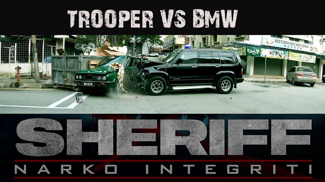 SHERIFF NARKO INTEGRITI BTS. SCENE PELANGGARAN. TROOPER VS BMW - YouTube
