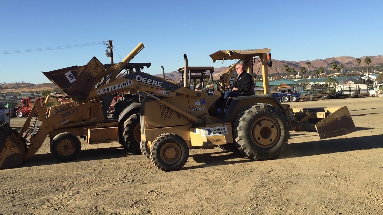 2006 John Deere 210LE Skip Loader, - YouTube