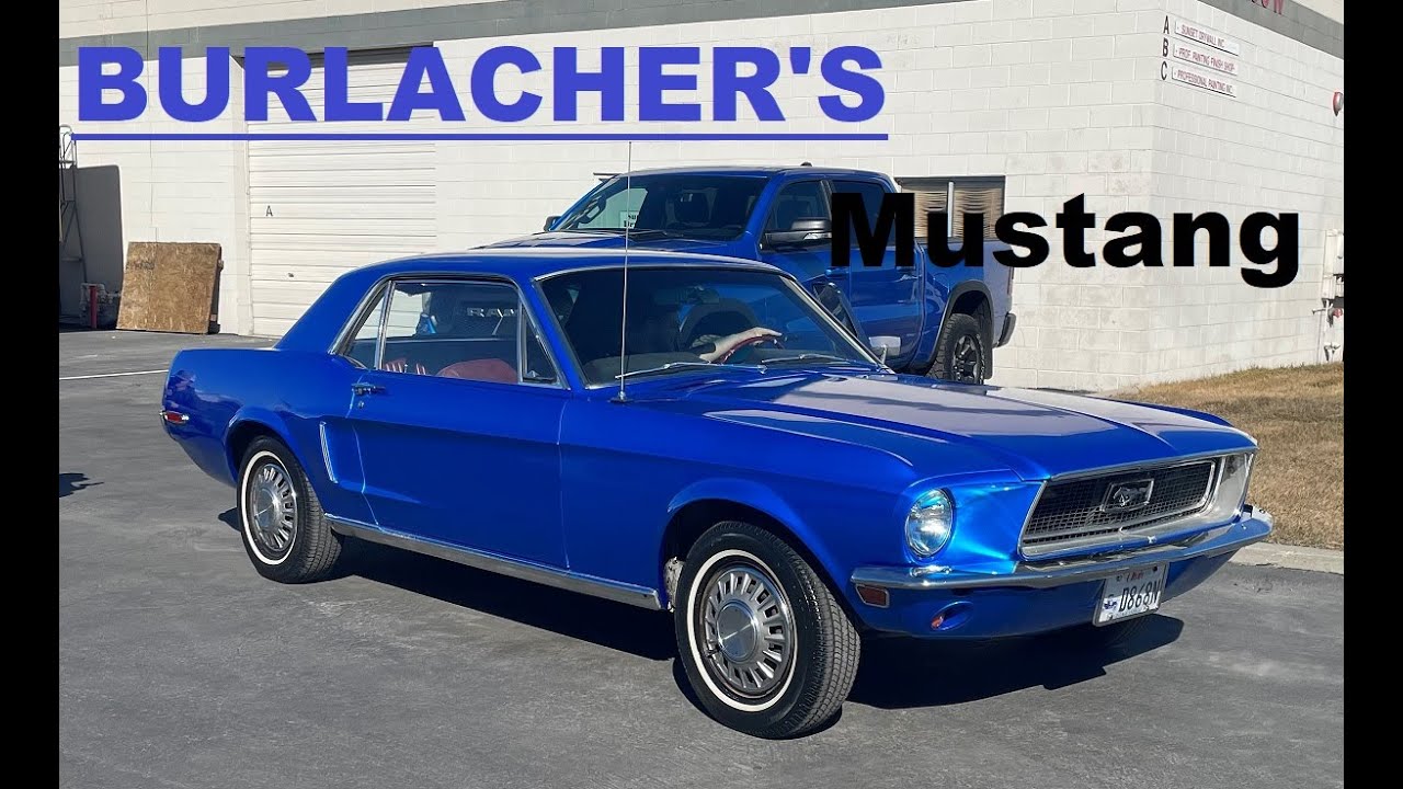 We wrapped the BURLACHER'S 68 Mustang - YouTube