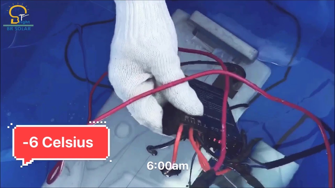 Waterproof and anti ice test BR SOLAR - YouTube