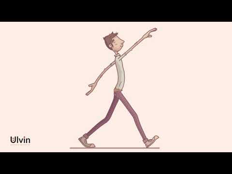 Slim man dancing