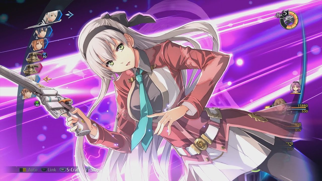 Trails of Cold Steel IV [English] Elie S-Craft: Aura Rain (English Dub ...