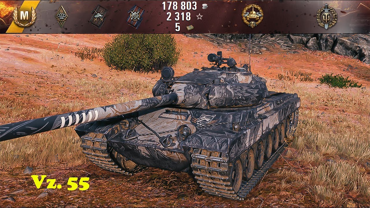 Vz. 55 - World of Tanks UZ Gaming - YouTube