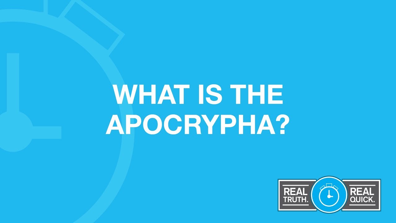 What Is the Apocrypha? - YouTube