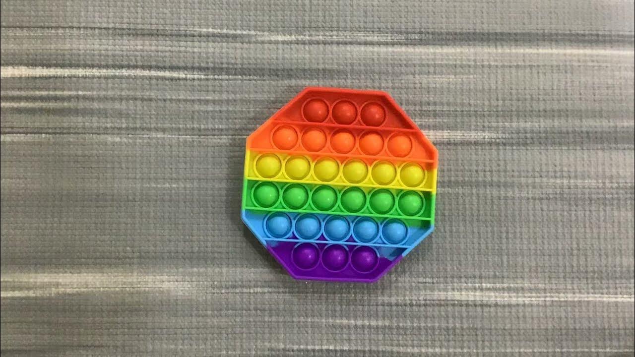 Rainbow Octagon Pop it - YouTube