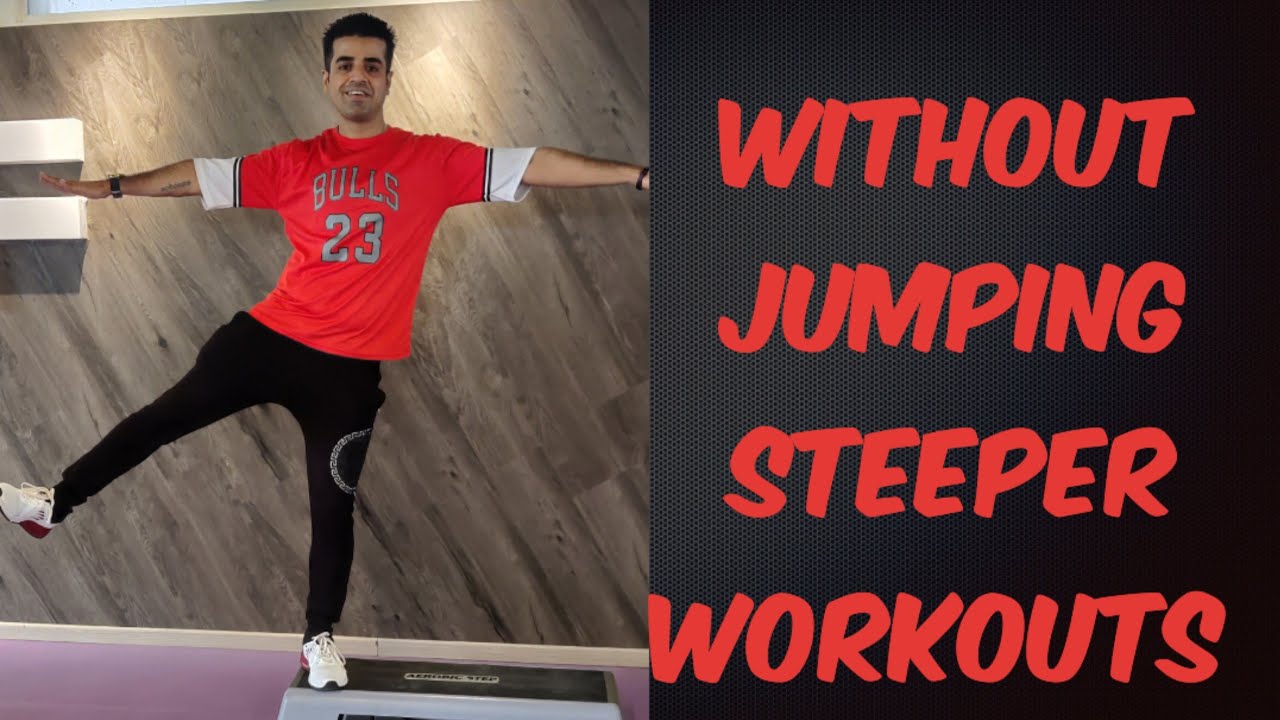 WITHOUT JUMP STEEPER WORKOUTS FOR WEIGHTLOSS - YouTube