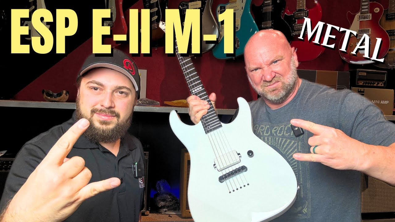 ESP E-II M-1 THRU NT (Guitar made for Metal) - YouTube