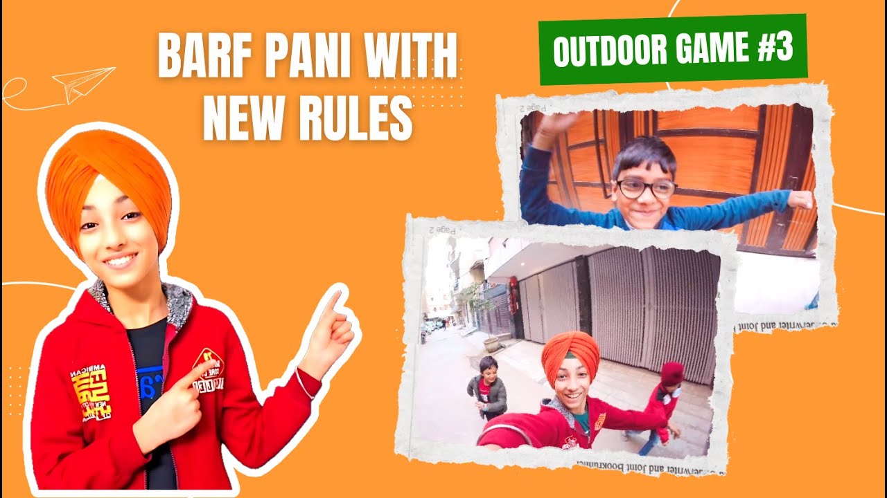 Kids Playing Traditional Indian Game Barf Pani | PinMob - YouTube