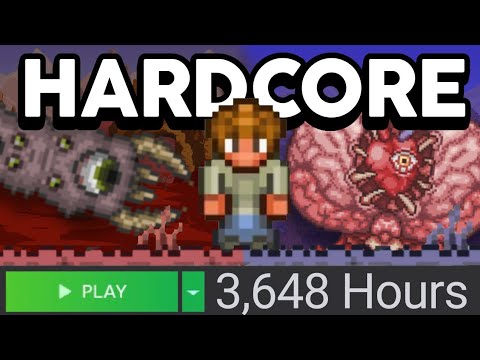 Terraria's HARDEST MODE is INSANE | Terraria hardcore master mode - YouTube