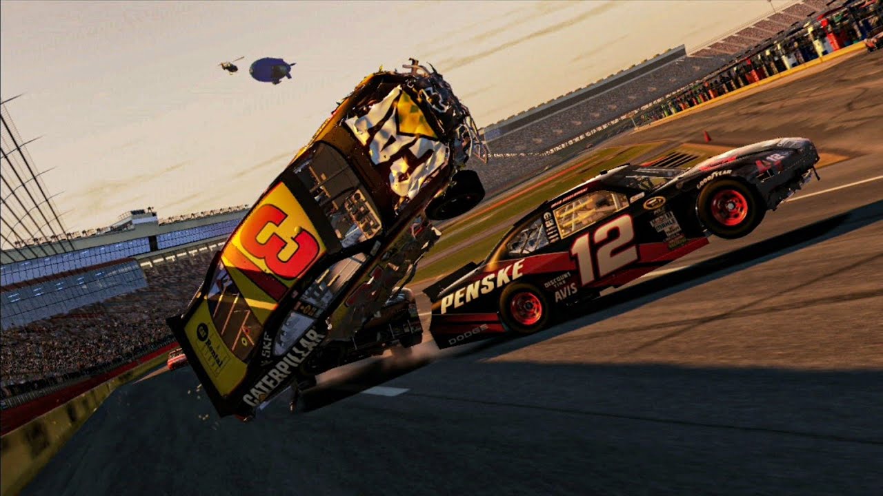 NASCAR The Game 2011 Crashes #5 - YouTube