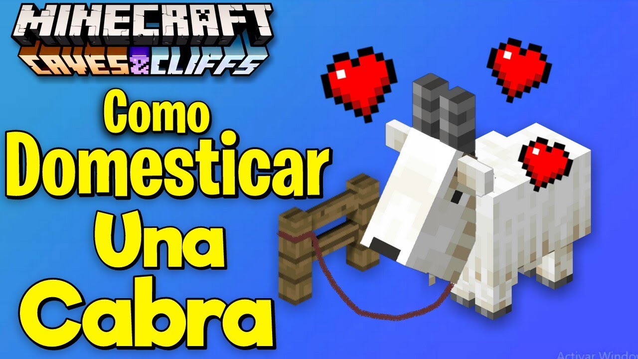 Tutorial! Como domesticar Una cabra En minecraft! Típs y trucos! - YouTube
