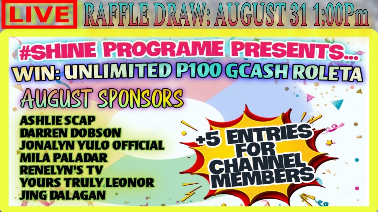LAST DAY PA-ENTRY NA!! GOODLUCK LUCKY ENTRIES. - YouTube