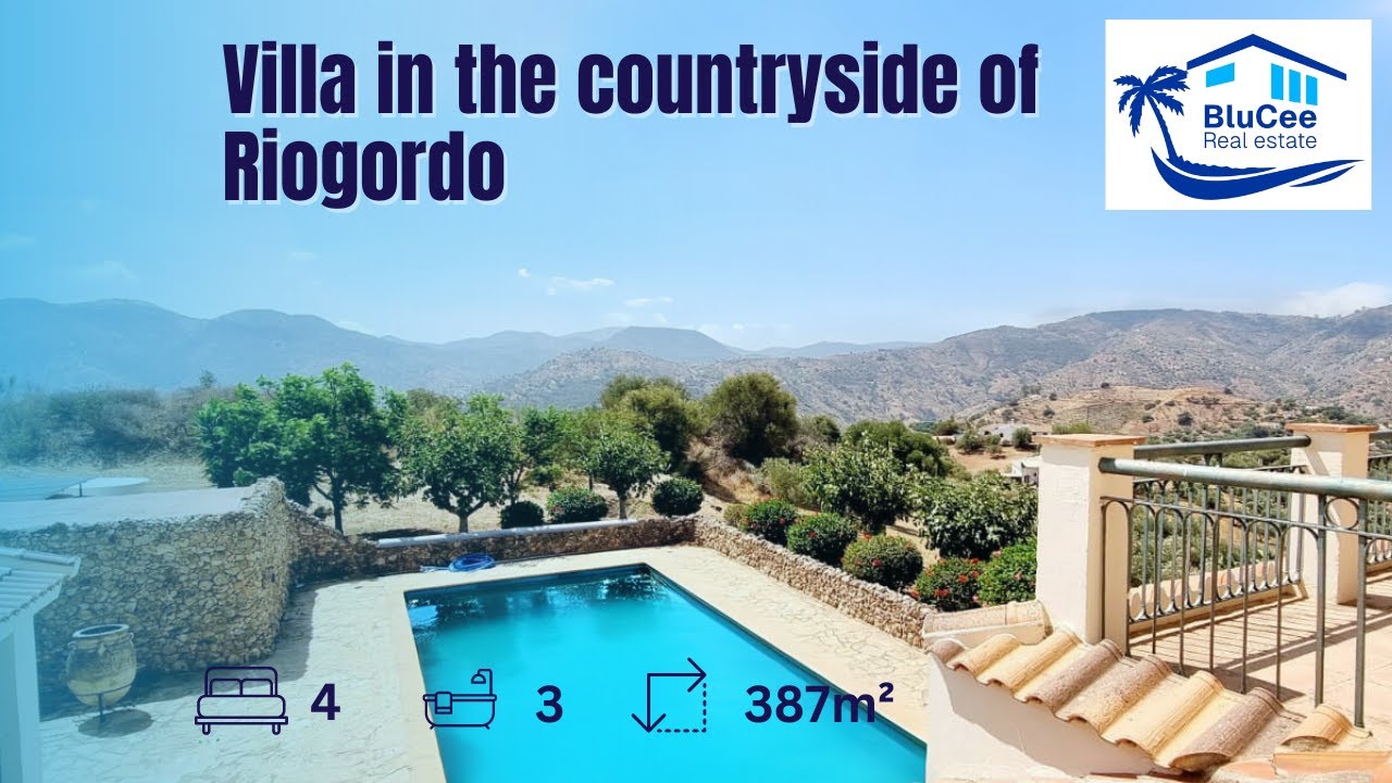 Countryside villa in the countryside of Riogordo - YouTube