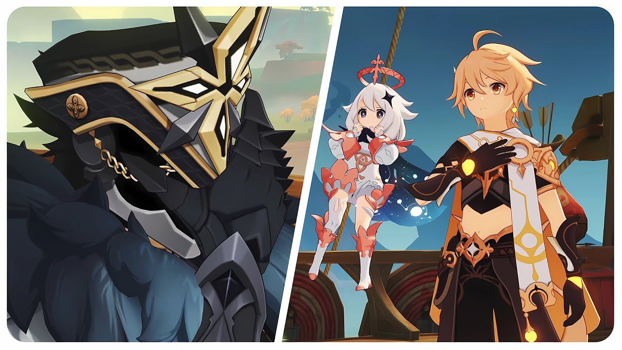 Capitano Takes Off His Mask for the Traveler (Cutscene) | Genshin ...