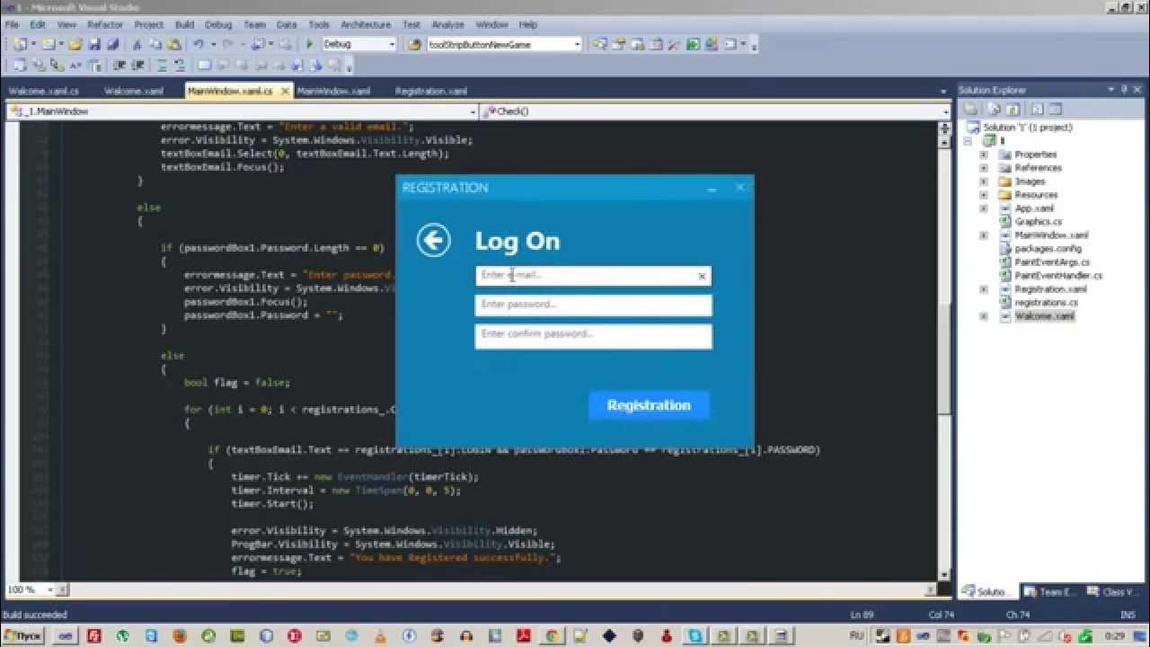Sign in & Log on Wpf C# XAML Windows 8 Modern UI - YouTube