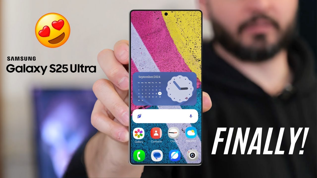 Samsung Galaxy S25 Ultra - OFFICIAL LOOK (FRONT REVEALED) - YouTube