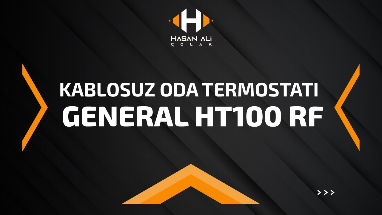General HT100 RF Kablosuz Oda Termostatı İnceleme ve Montajı - YouTube