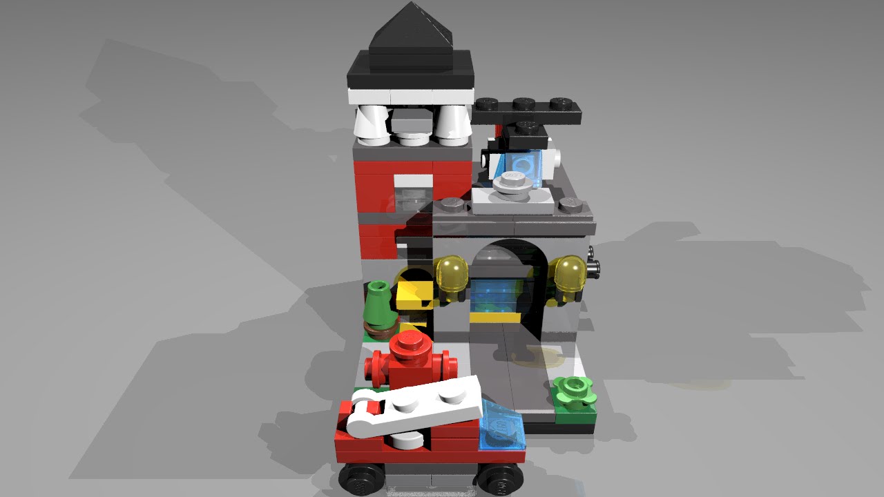 40182 Lego Bricktober Fire Station - YouTube