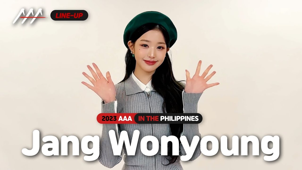 (SUB) [LINE-UP] MC #장원영 #JangWonyoung | 2023 Asia Artist Awards IN THE PHILIPPINES #AAA #2023AAA ...