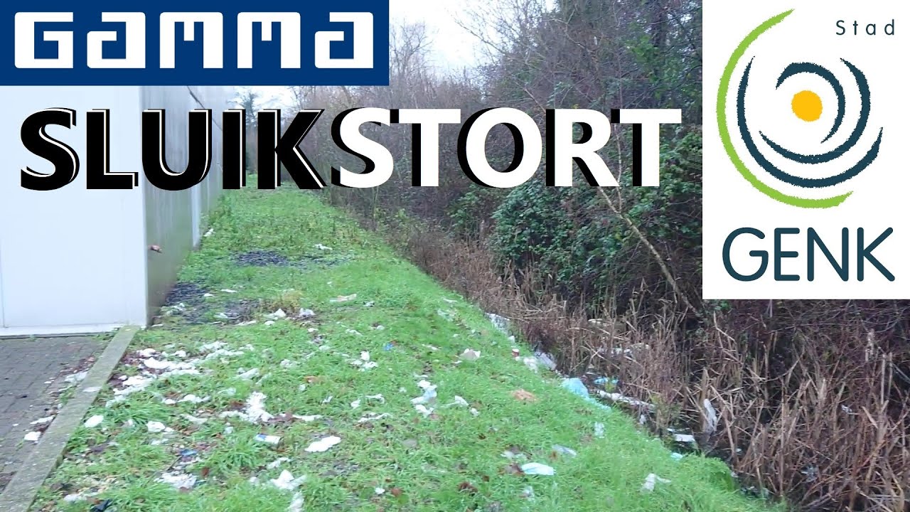 GAMMA (ACHTERKANT) IN GENK ZEER VERVUILD DOOR SLUIKSTORT 12 JANUARI ...