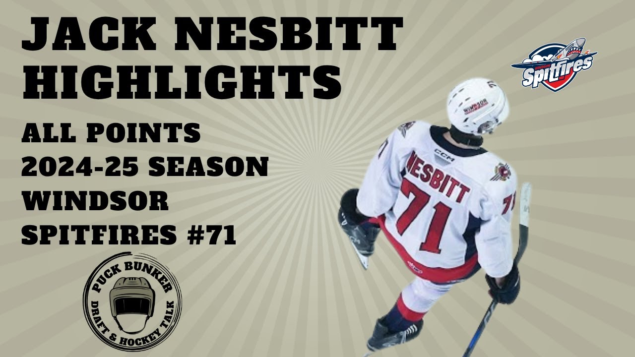 Jack Nesbitt Highlights | All Points 2024-25 Season | 2025 NHL Draft ...