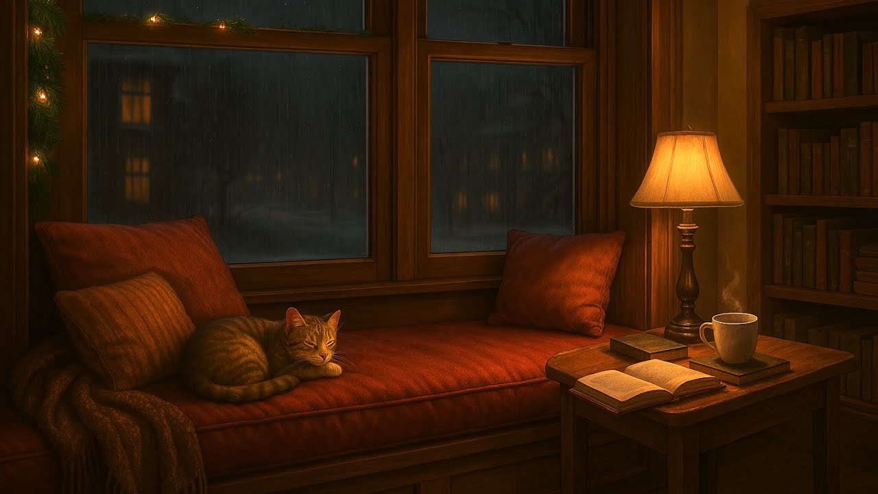 Rain Sounds on the Window 🌧️ - Cozy Indoor Ambient Noise for Sleep ...