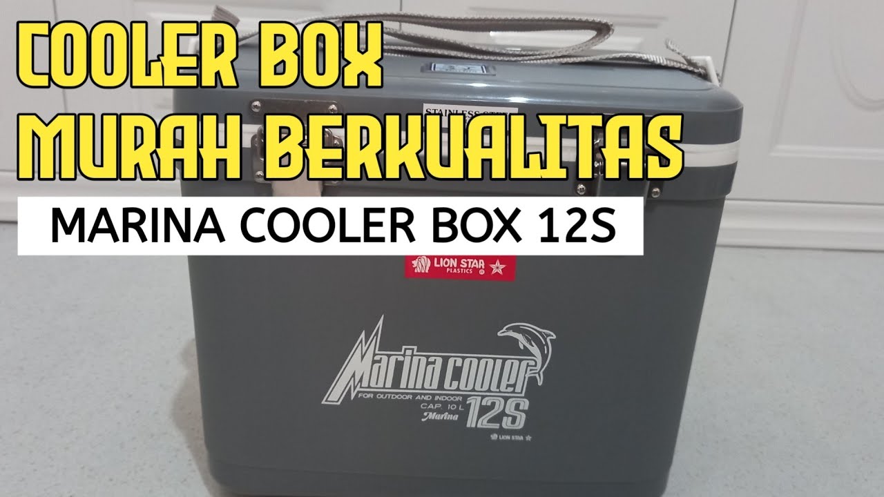 UNBOXING MARINA COOLER BOX 12S DARI LION STAR | KAPASITAS 10 LITER ...