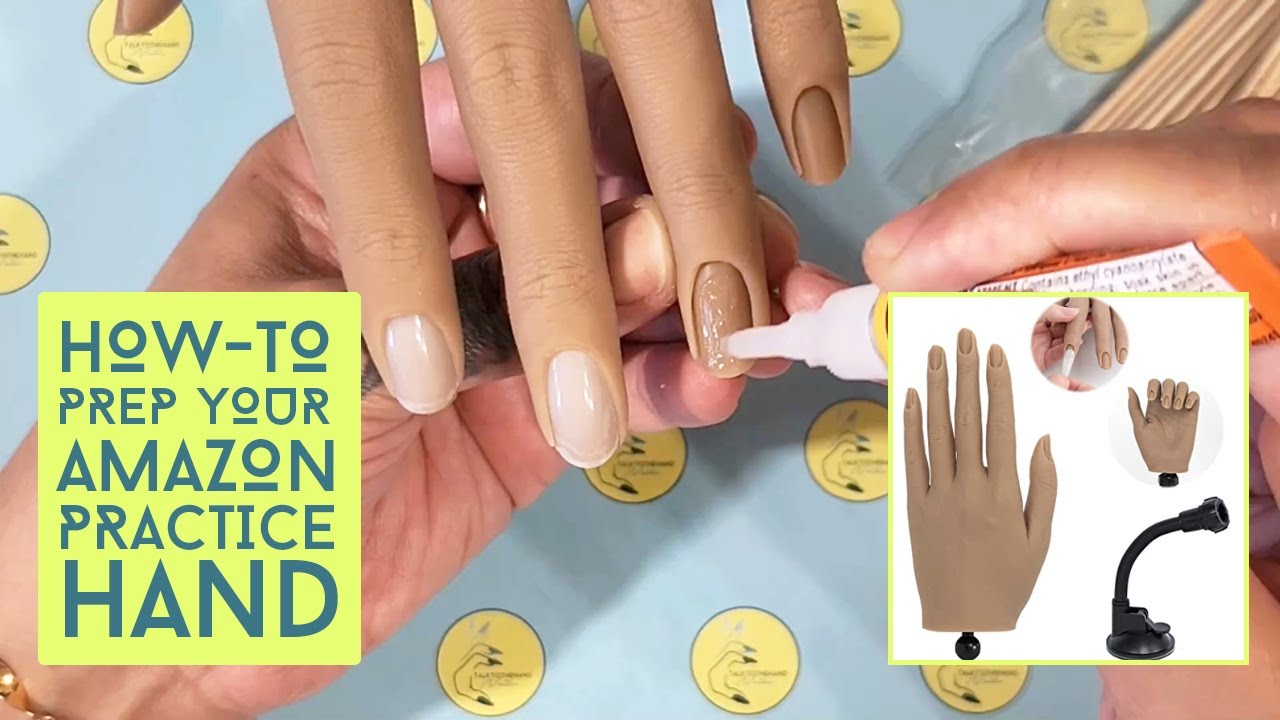 How-to | Prepping your Amazon Silicone Practice Hand - YouTube