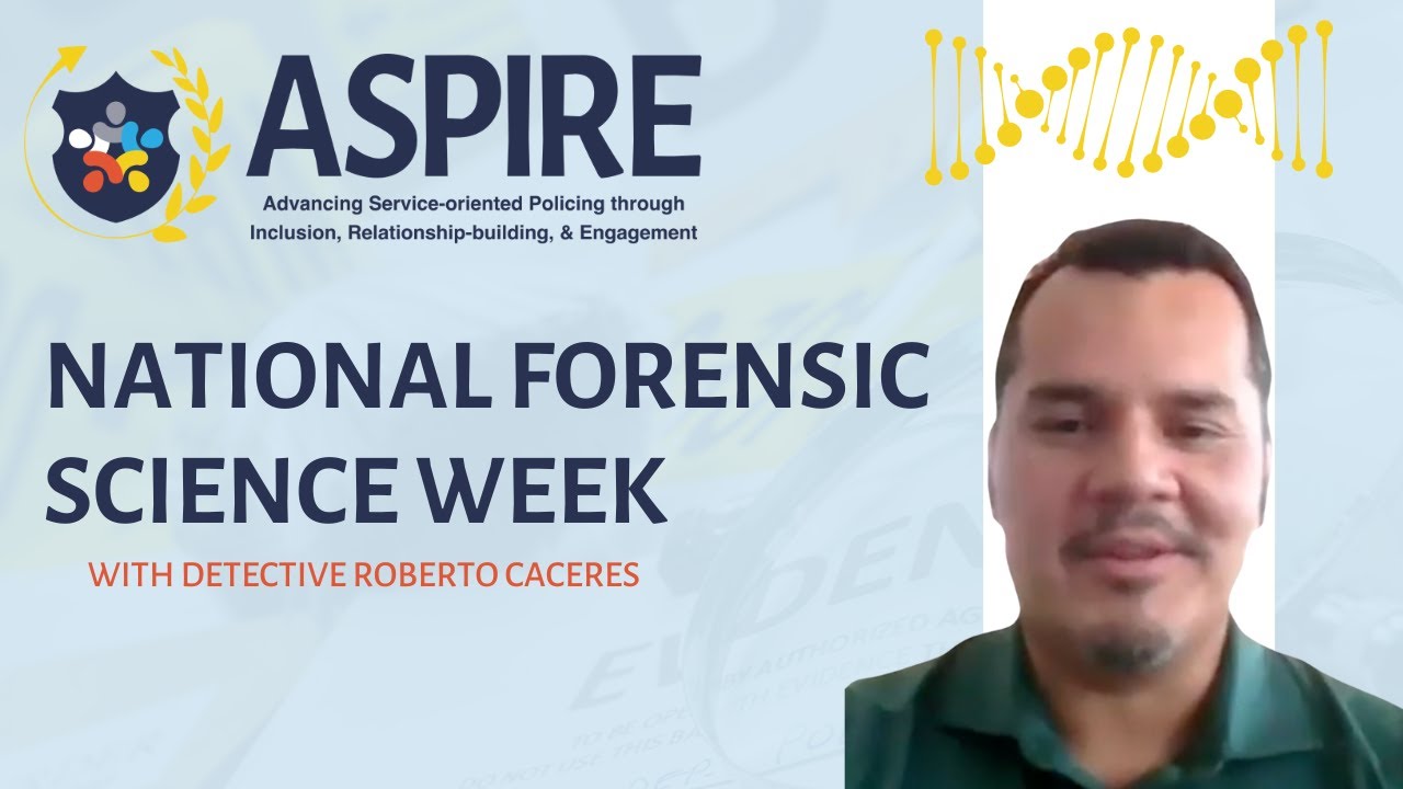 2024 National Forensic Science Week - Detective Roberto Caceres - YouTube