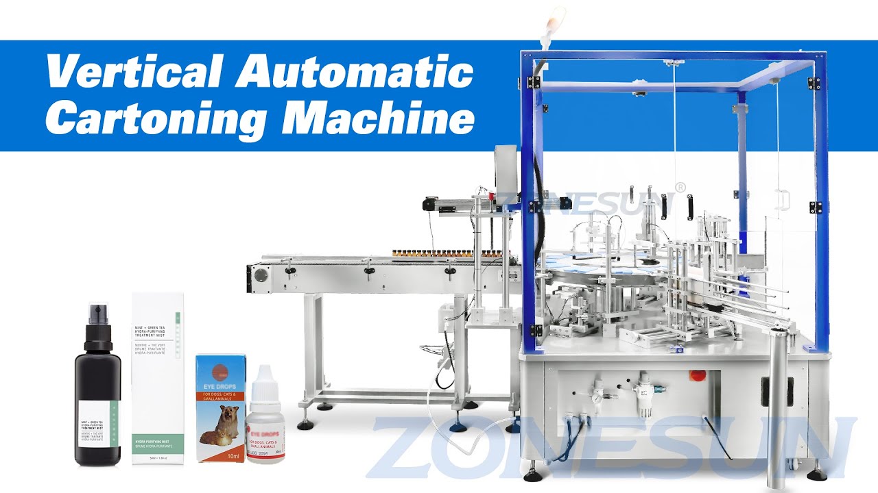 How To Use Rotary Fully Automatic Bottle Cartoning Machine? - YouTube