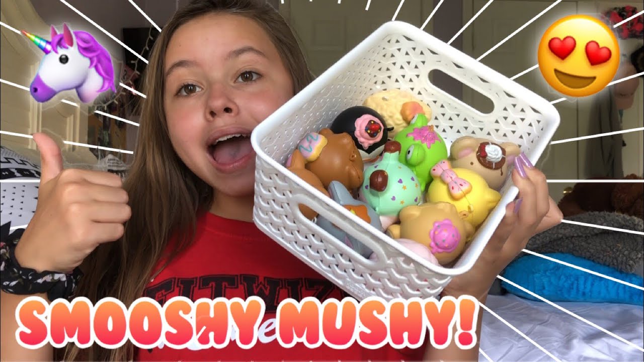 SMOOSHY MUSHY COLLECTION! collab w/ squishynuggies - YouTube