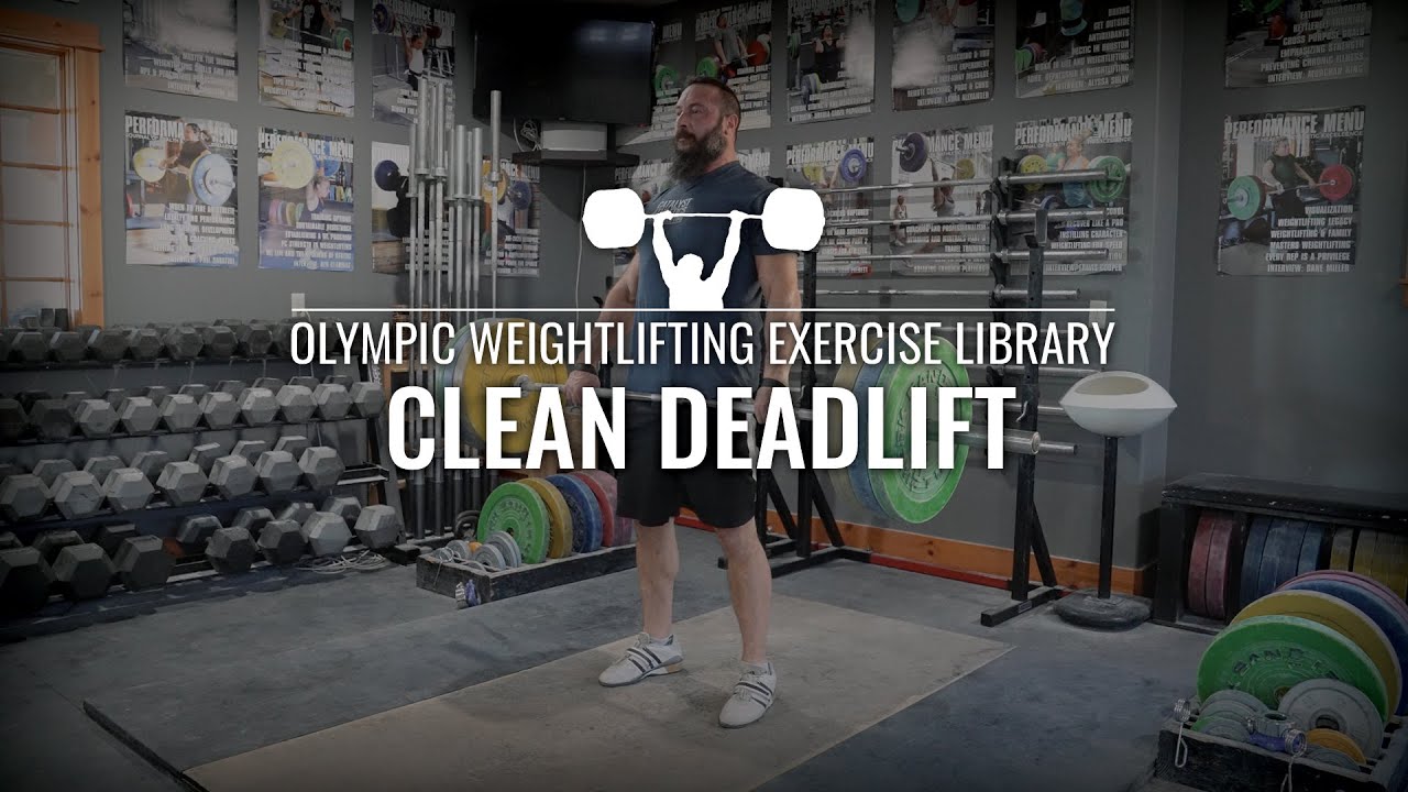 Clean Deadlift | Olympic Weightlifting Exercise Library - YouTube