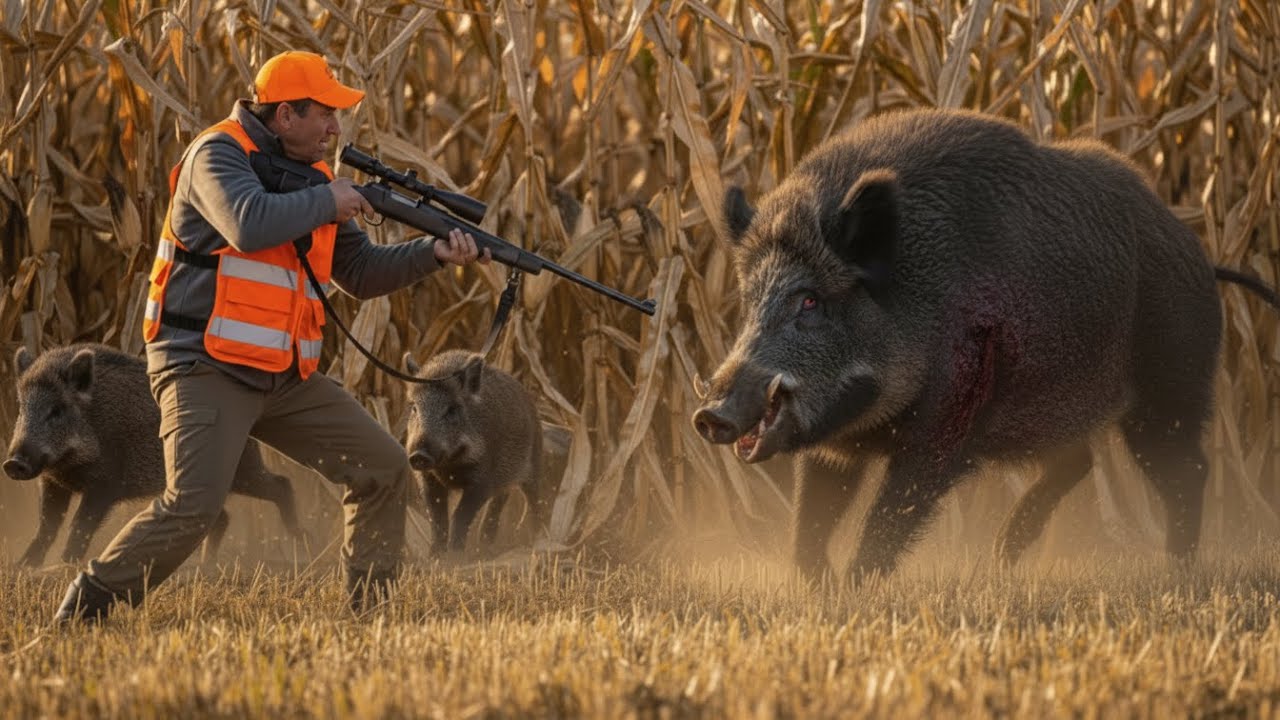 Boars Attack Hunters – A Terrifying Hunt Turns Into a Fight for ...