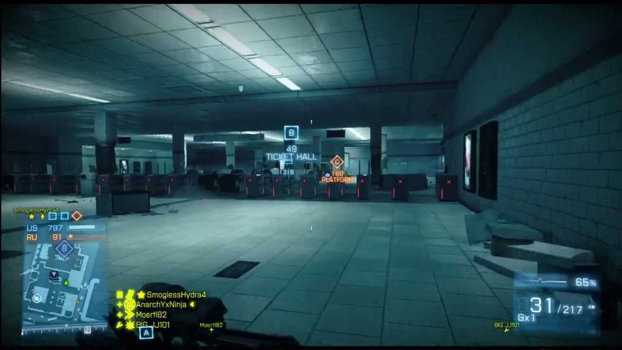 BATTLEFIELD 3 - OPERATION METRO GAMEPLAY - YouTube