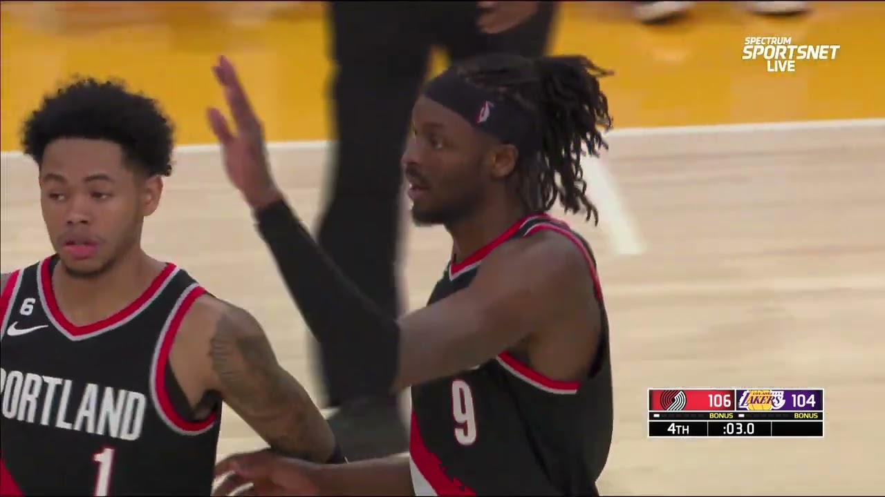 Blazers vs Lakers Highlights - Good Morning Basketball - YouTube