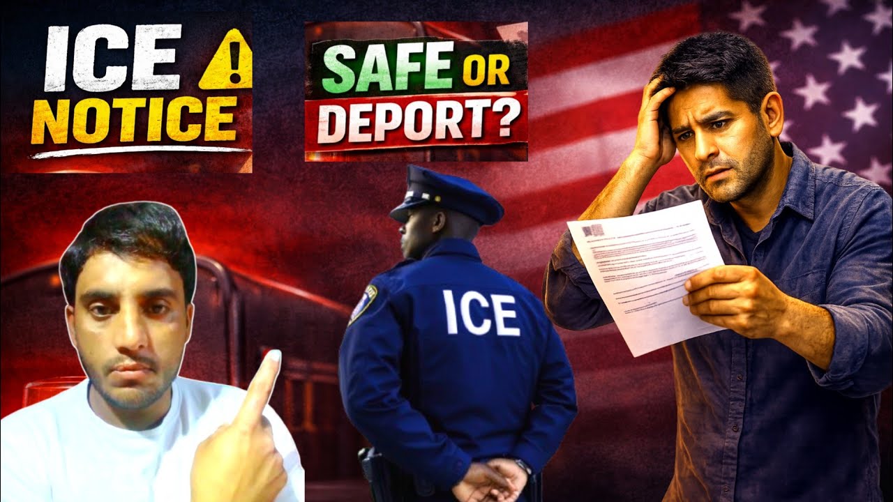 🇺🇲 ICE Notice Explained: Ignore Kiya To Kya Hoga? | USA Immigration ...