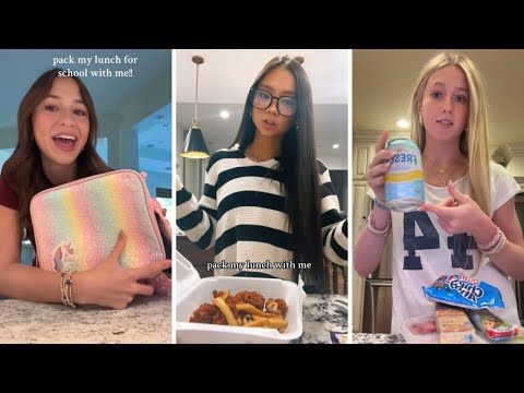 Pack my lunch with me for school | TikTok Compilation