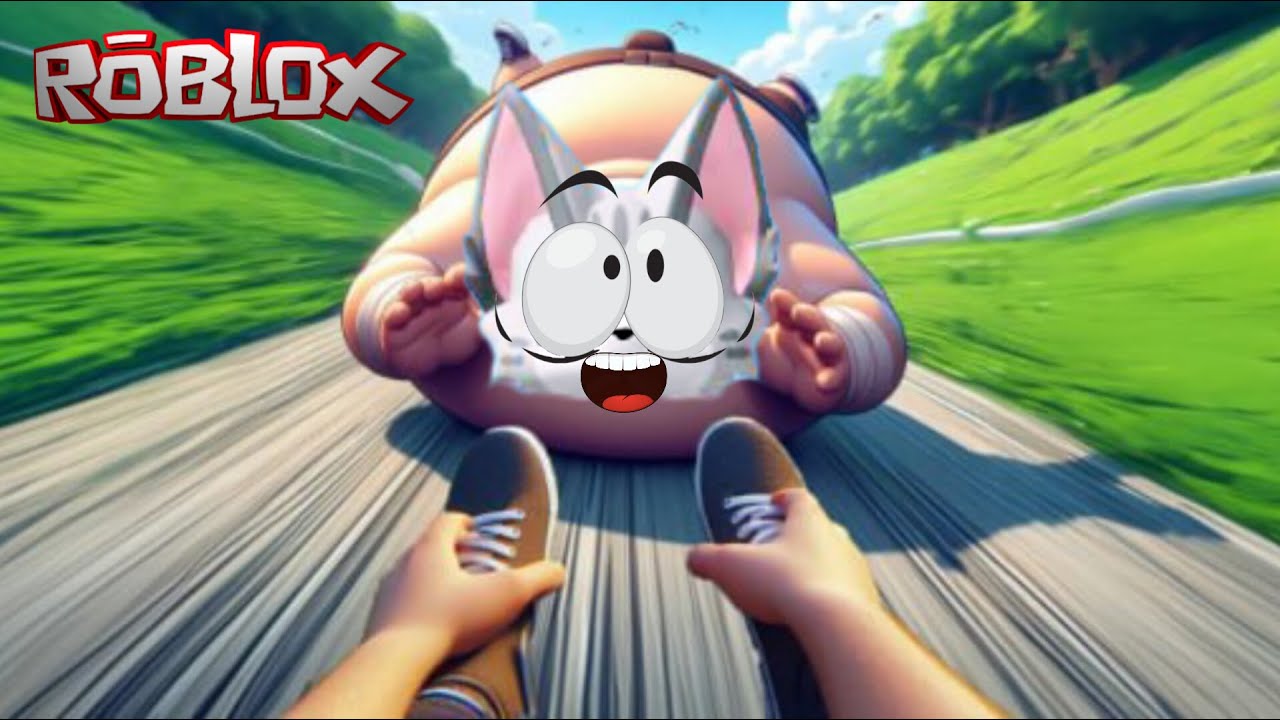Get Fat And Roll Race #Roblox, New Update Obby. Lunar Cat - YouTube