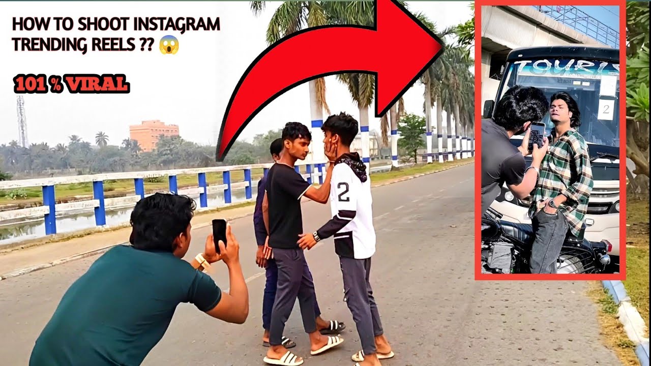 How To Shoot Instagram Trending Reels On Mobile | Reels Shoot Tutorial ...