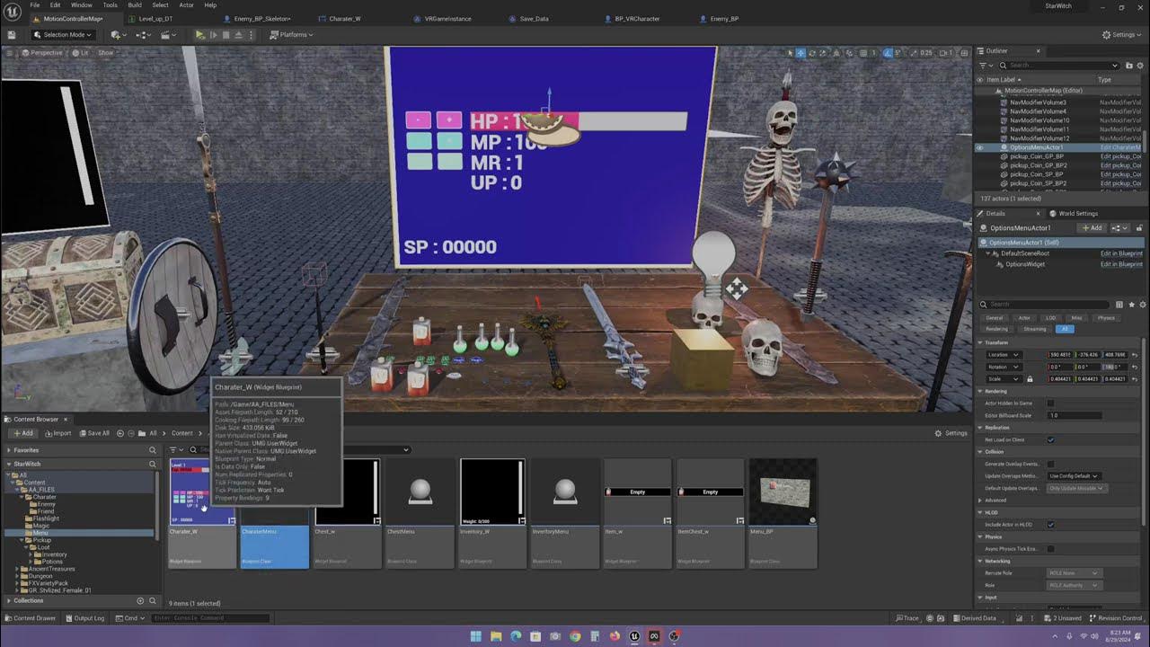 How to make a VR game using Unreal Engine 5 with VRE plugin Part 35: Level Up - YouTube