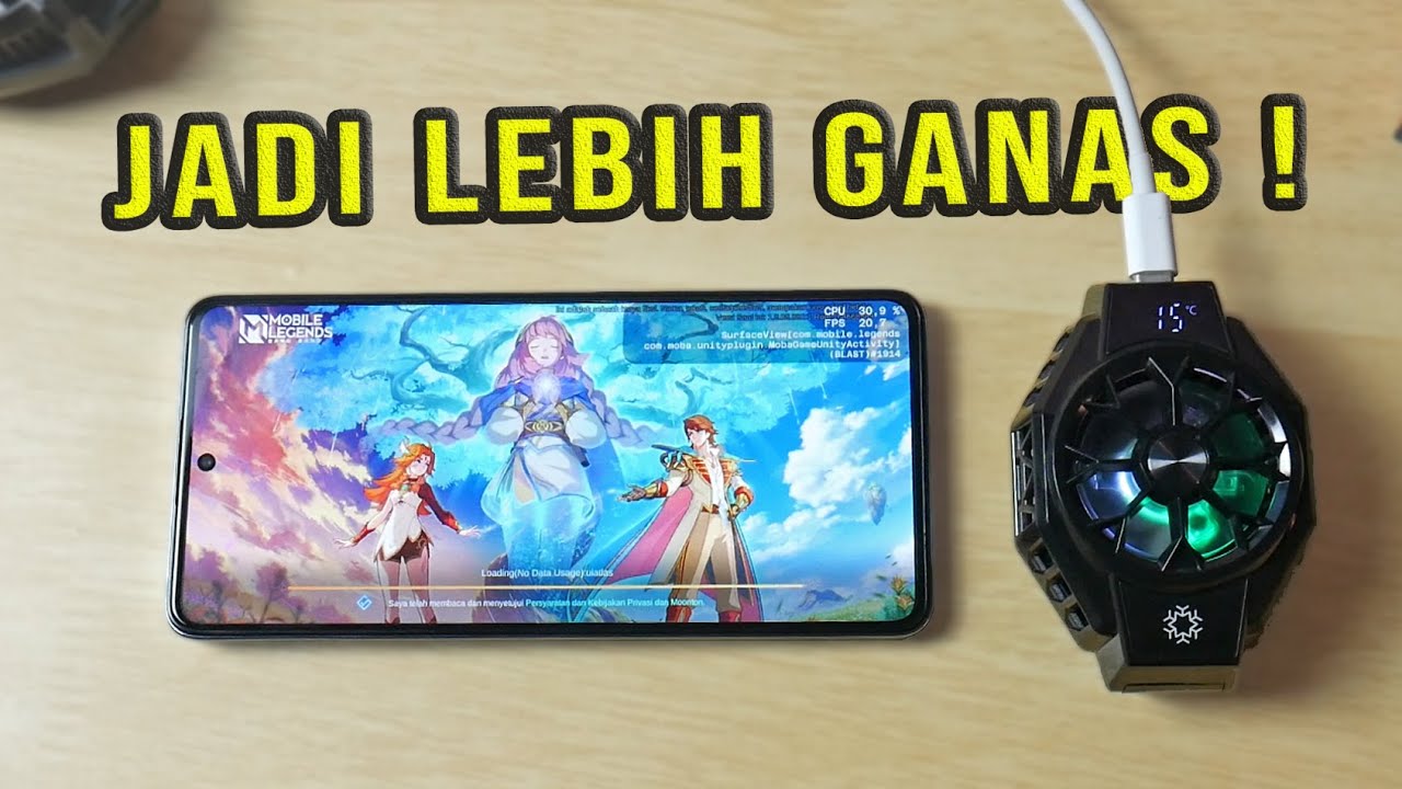 Test Mobile Legends Infinix GT 10 Pro + Fan Cooler X9 Makin Stabil Dan ...