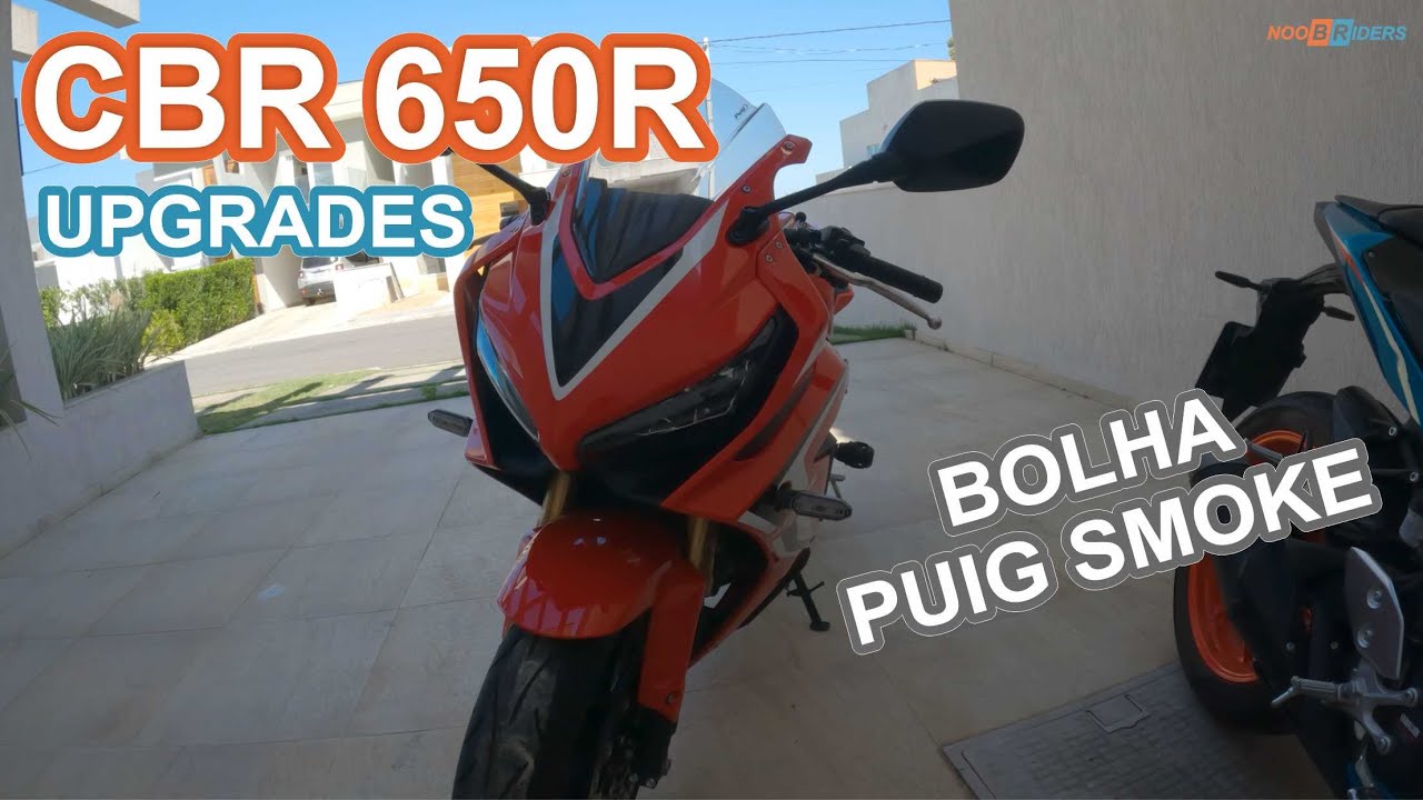 INSTALAMOS A BOLHA PUIG FUME NA CBR 650R 2021. UPGRADES - YouTube