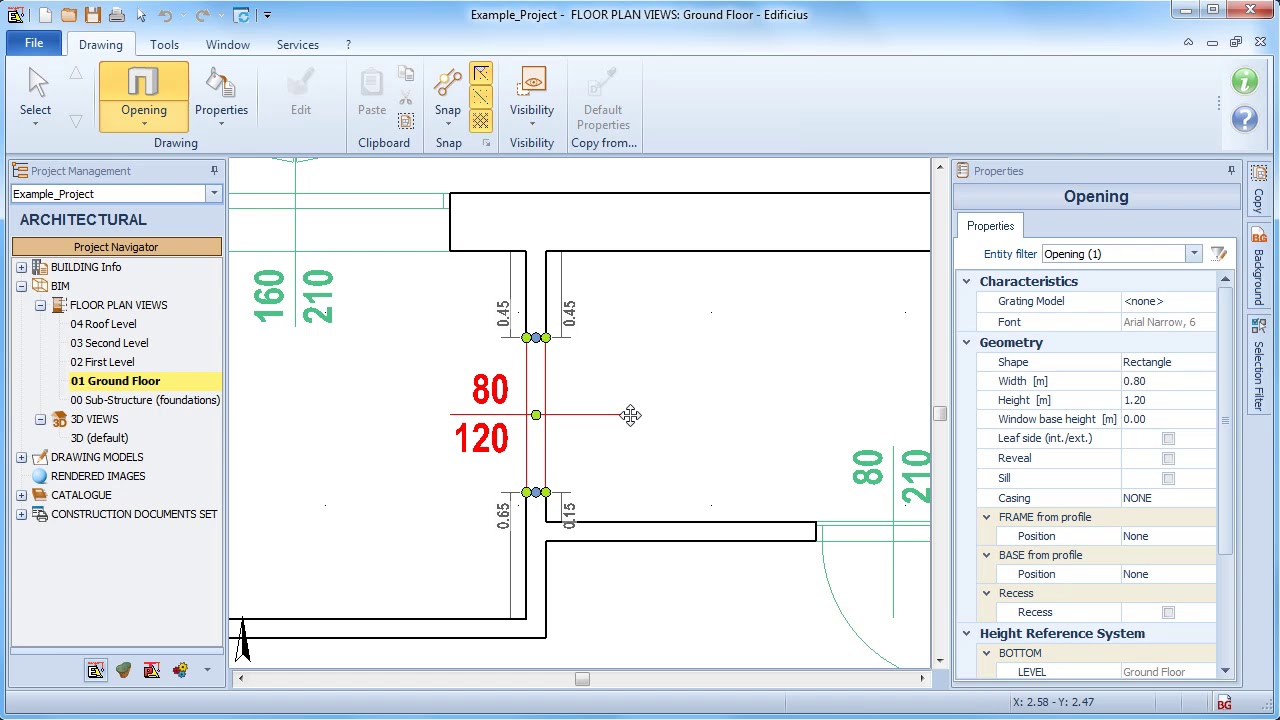 Tutorial de Edificius - El dibujo del Hueco - ACCA software - YouTube