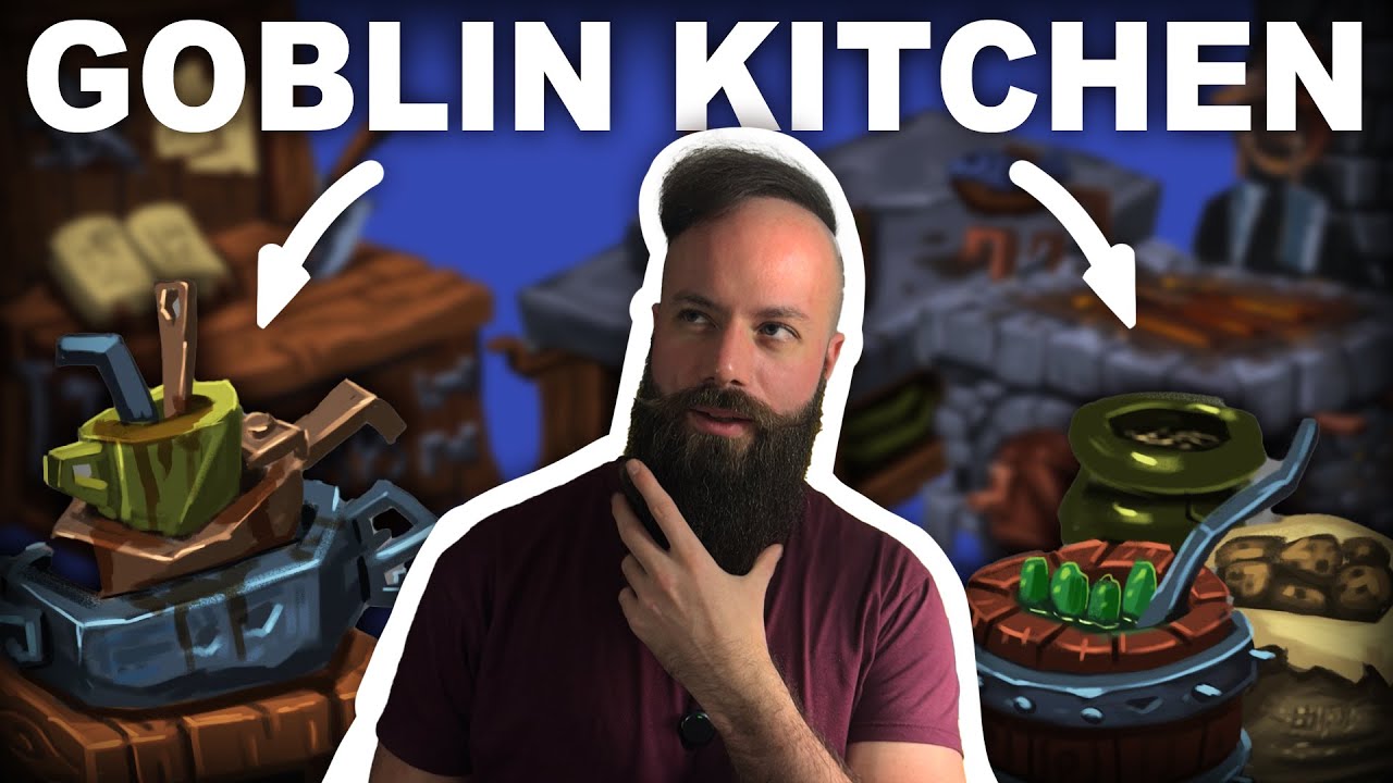 GOBLIN KITCHEN: Designing Some PROPS!!! - YouTube