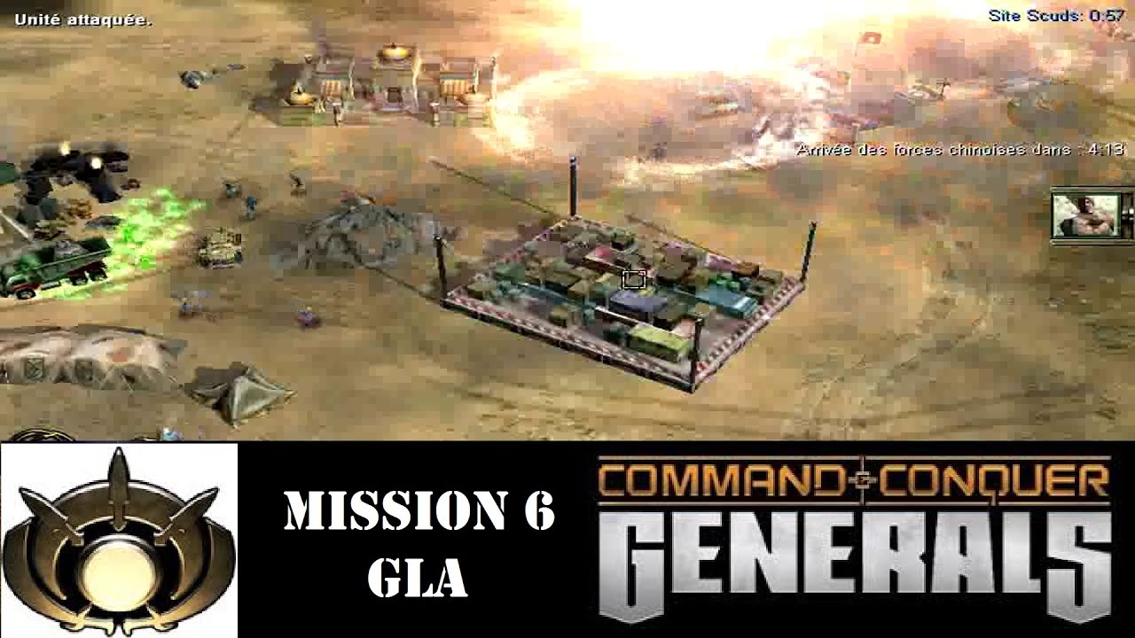 COMMAND & CONQUER : GENERALS - Mission 6 GLA - Playthrough FR HD - YouTube
